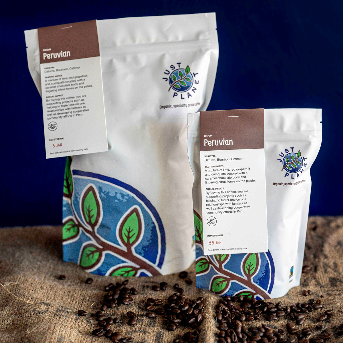 Organic Peruvian Coffee Beans Melbourne | Just Planet Roastery ...
